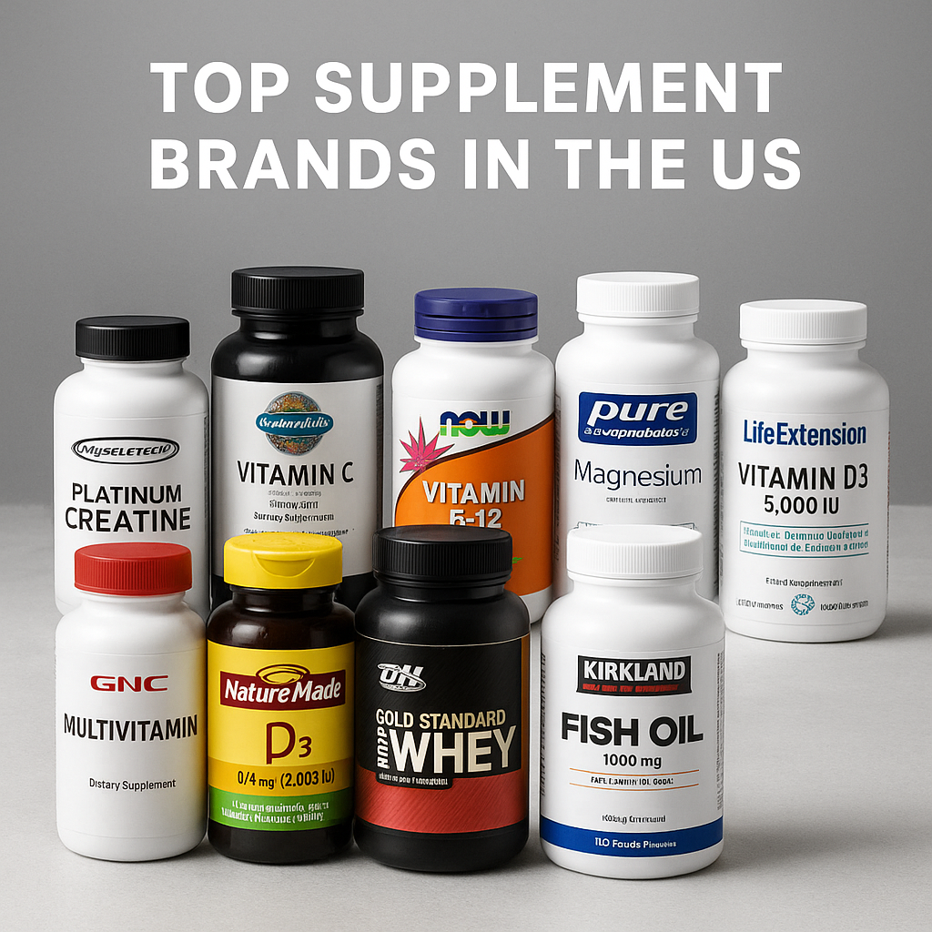 🏆 Top 20 Biggest Supplement Brands in the US (2026) - Vitamin Brands